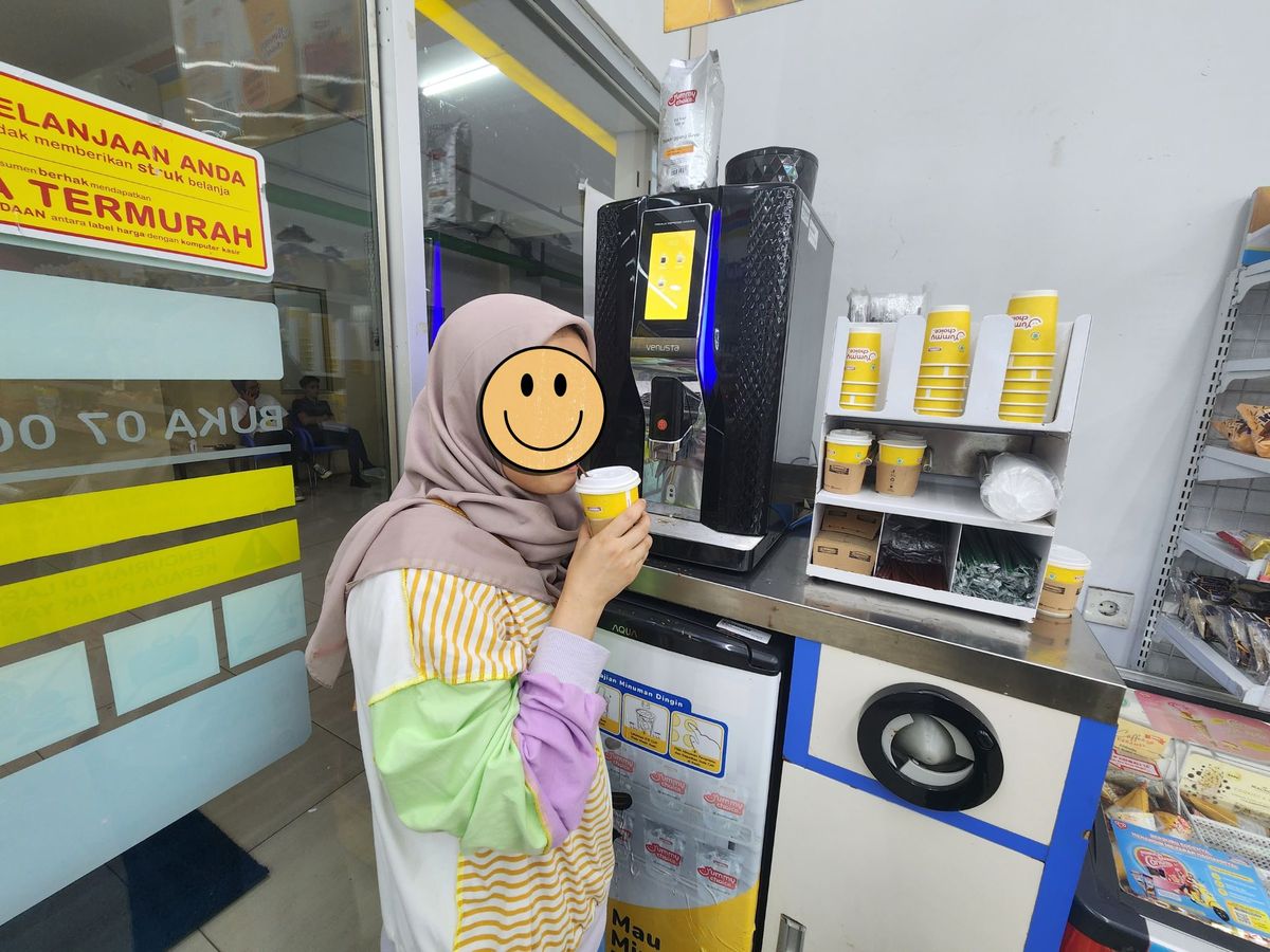 Cara Membeli Kopi Seduh di Indomaret (Yummy Coffee)